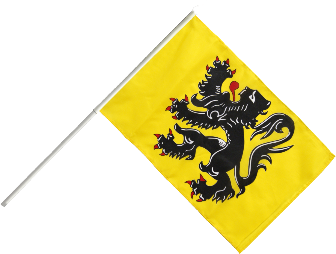 Download Belgium Flanders Hand Waving Flag PNG Image with No Background ...