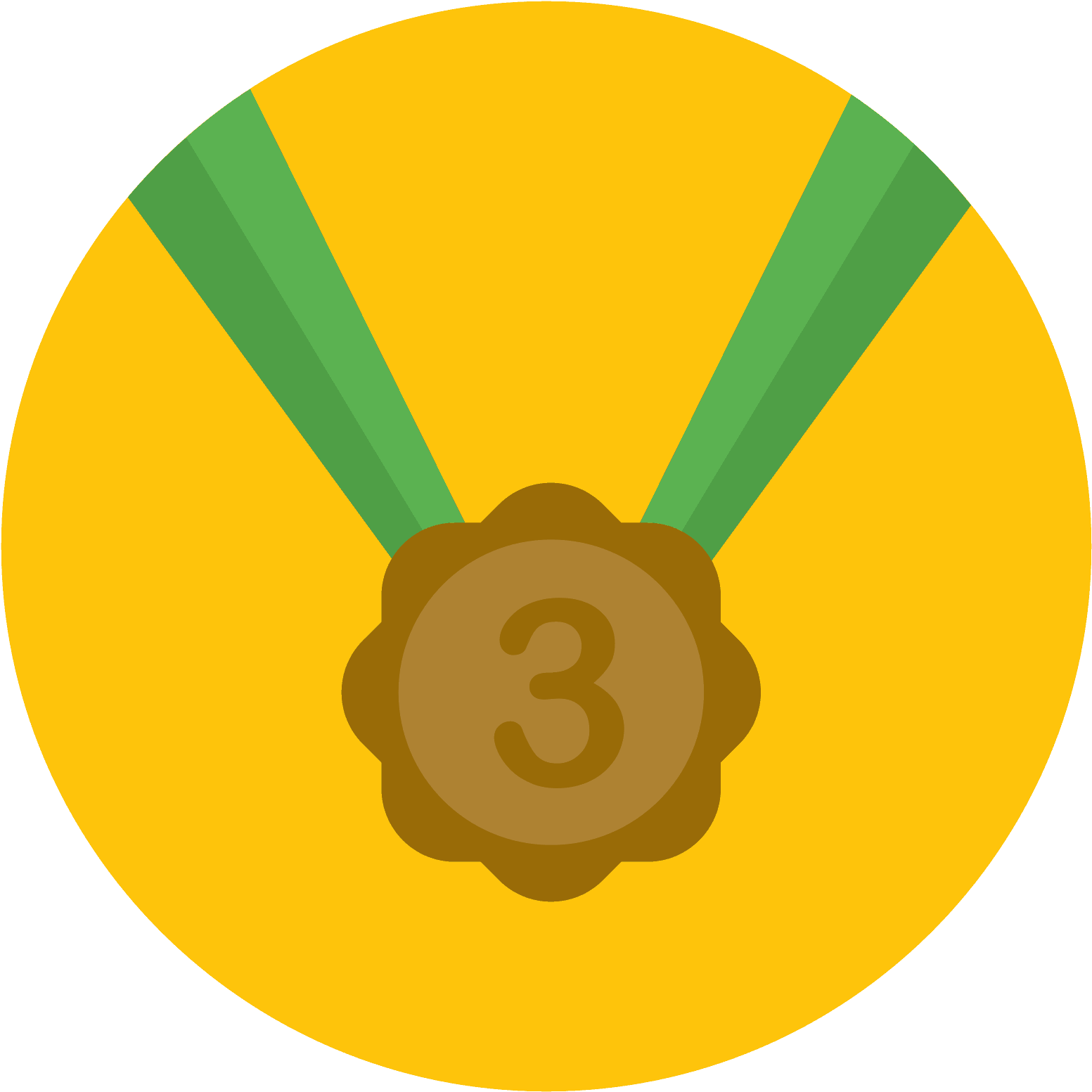 Medal Third Place Icon - Free Transparent PNG Download - PNGkey
