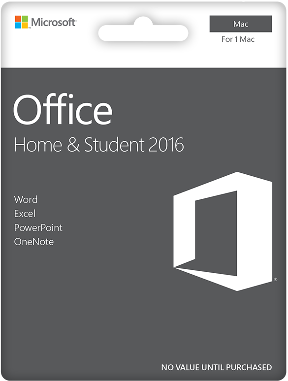 Download Microsoft Office Home And Student 2016 For Mac PNG Image with ...