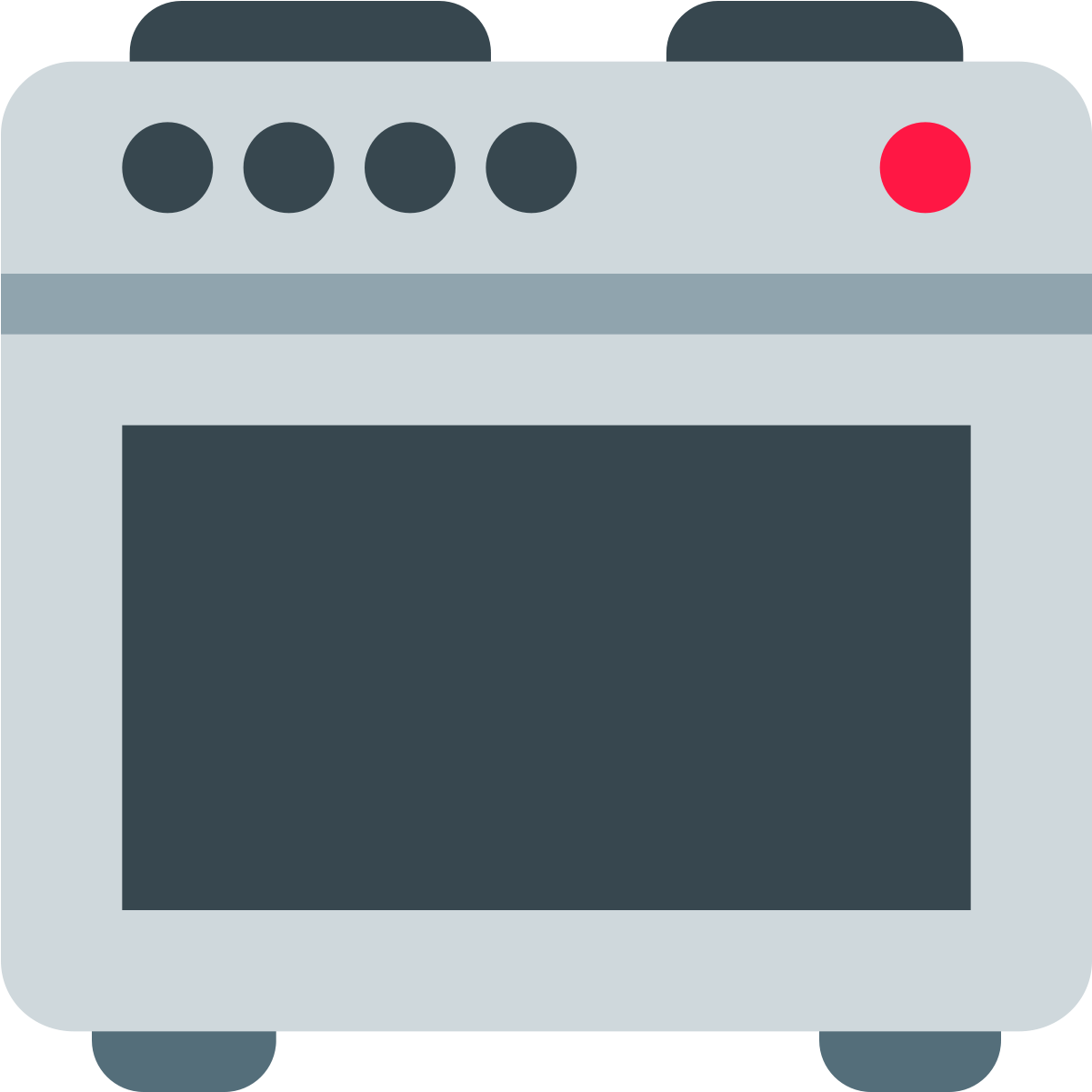 Download This Is An Icon Of A Square Cooking Range With Five PNG Image ...