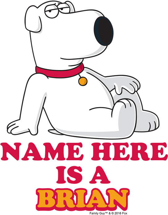 Download Family Guy Brian Personalized Apron PNG Image with No ...