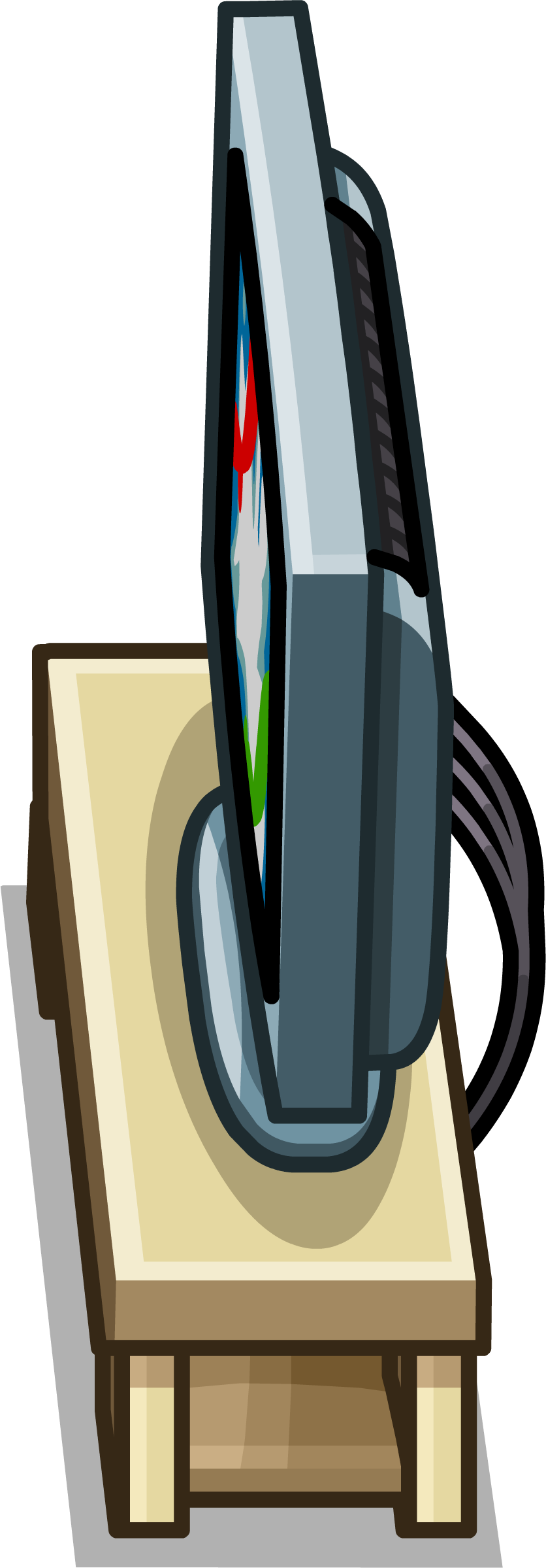 Download Gray Tv Stand Sprite 020 PNG Image with No Background - PNGkey.com