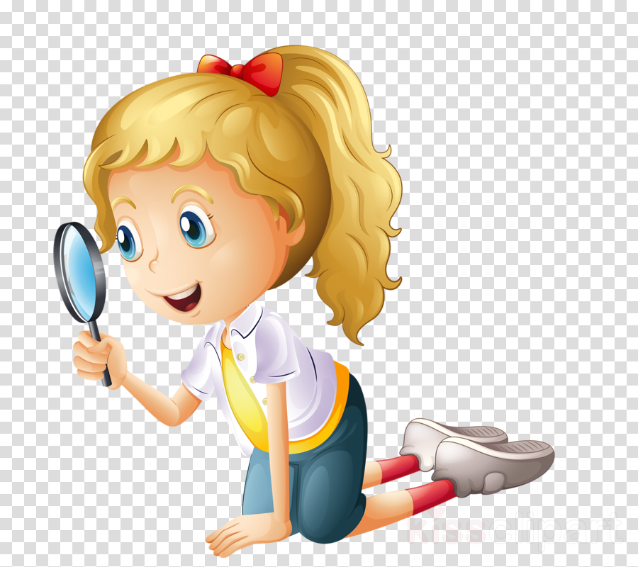 Child With Magnifying Glass Png Clipart Magnifying - Free Transparent ...