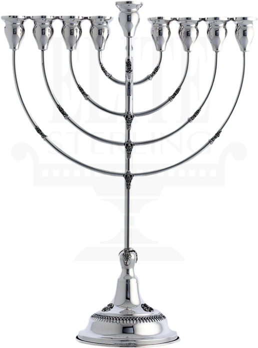 Download Close Filgrin Silver Menorah - Silver Menorah Transparent PNG ...