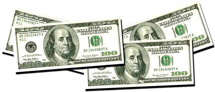 Download Picture - Beistle - 55100 - Big Bucks Cutout 100 Bill - Pack ...