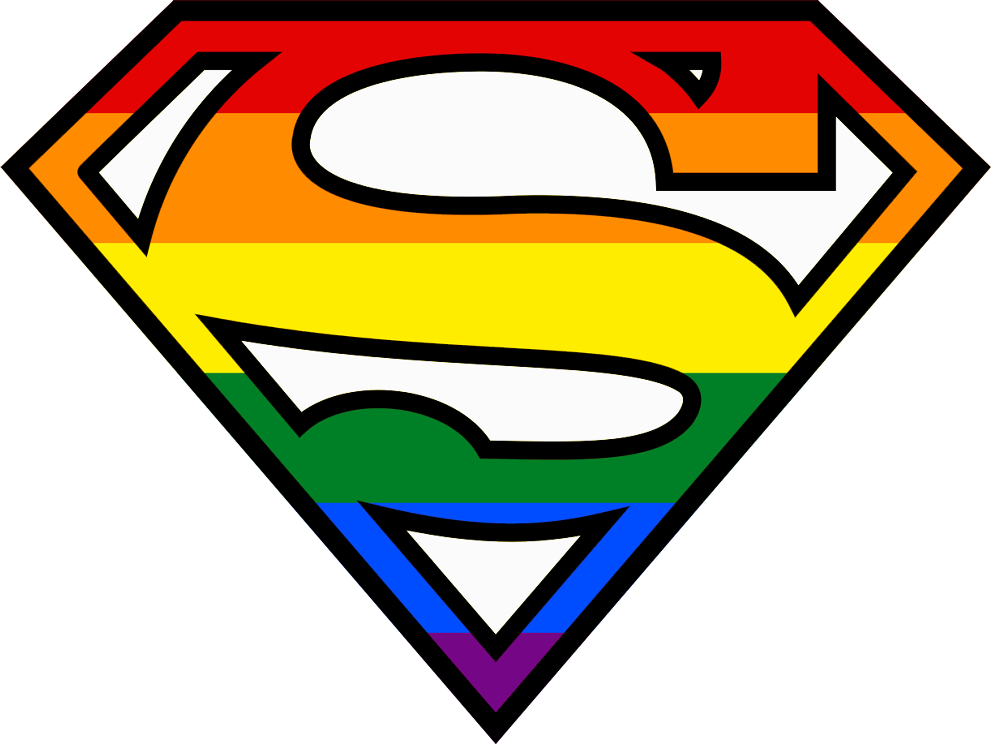Empty Superman Logo - Free Transparent PNG Download - PNGkey