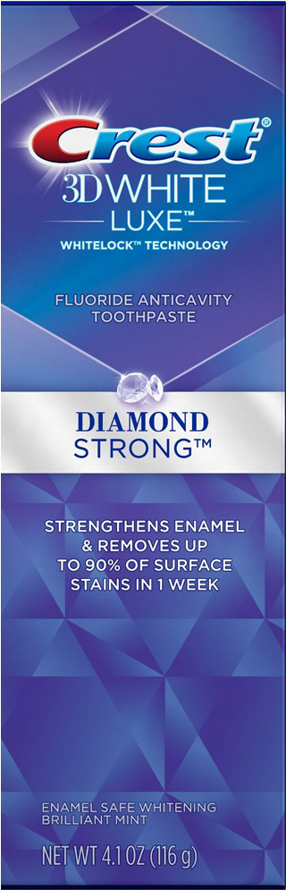Download Crest 3d White Luxe Diamond Strong Brilliant Mint PNG Image ...