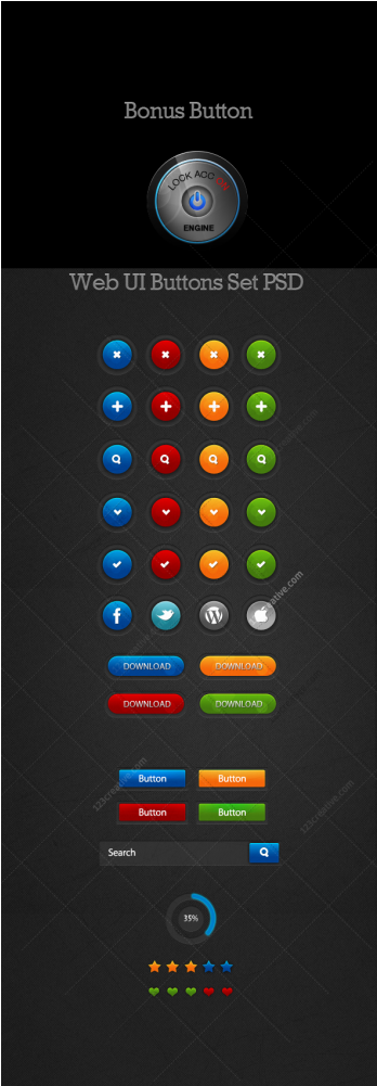 Download Futuristic Ui Buttons Png PNG Image with No Background ...