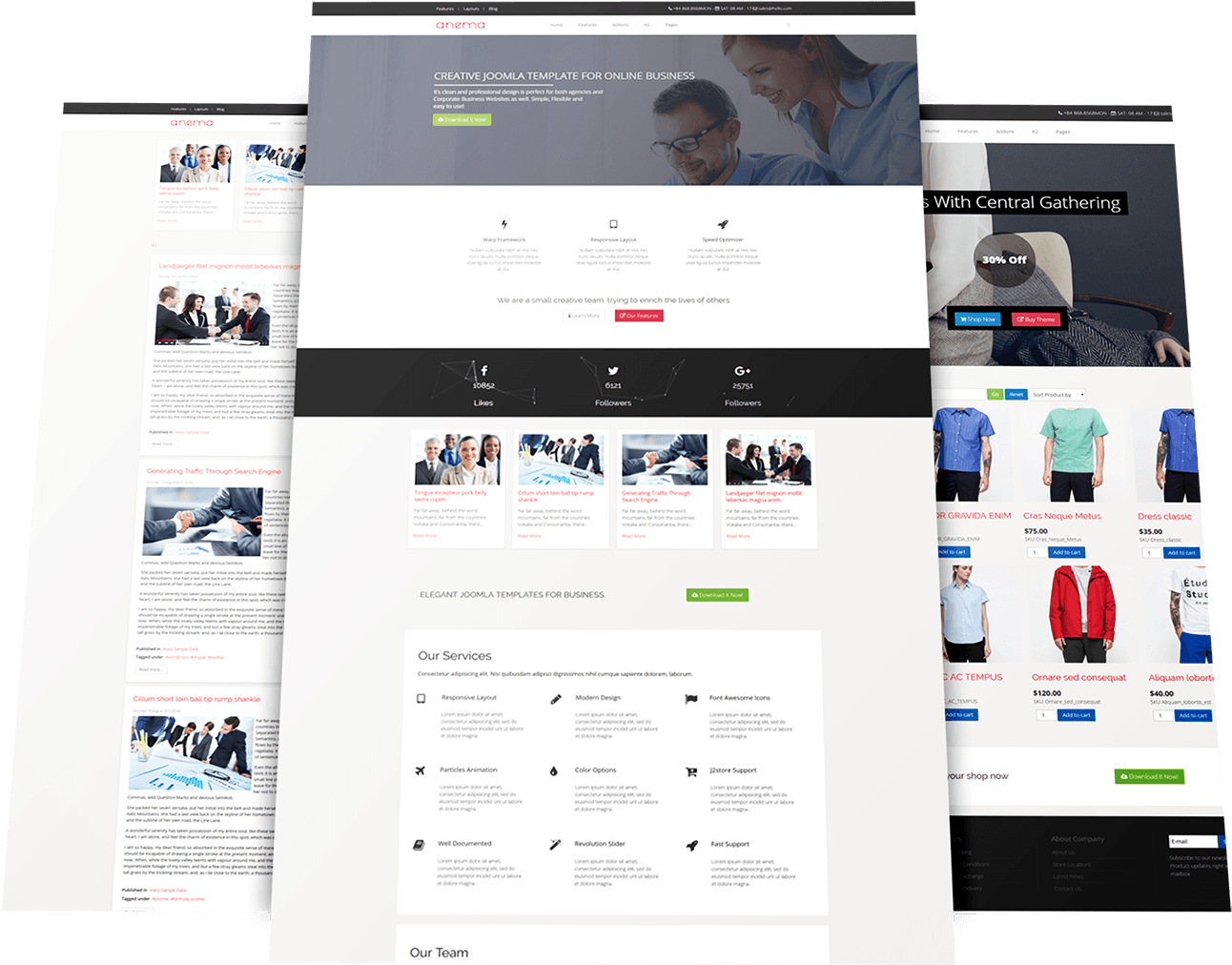 Download Responsive Joomla Template PNG Image with No Background ...