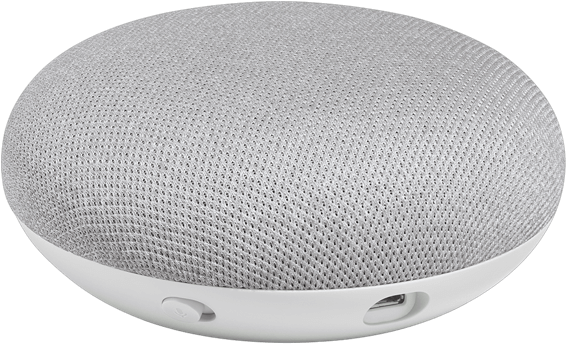 Download Top Angle View Of Google Home Mini PNG Image with No ...