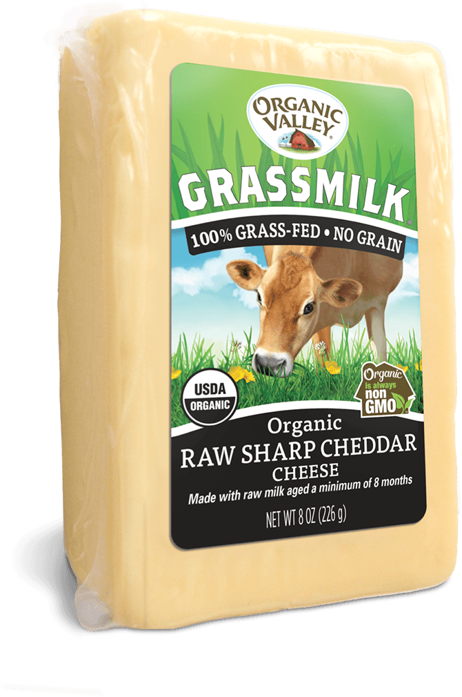 Download Grassmilk Raw Sharp Cheddar, PNG Image with No Background ...