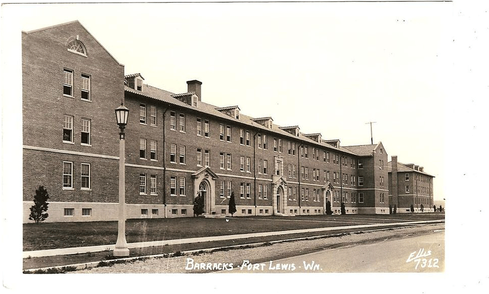 Download Postcard "wwii Barracks Fort Lewis Washington" PNG Image with ...
