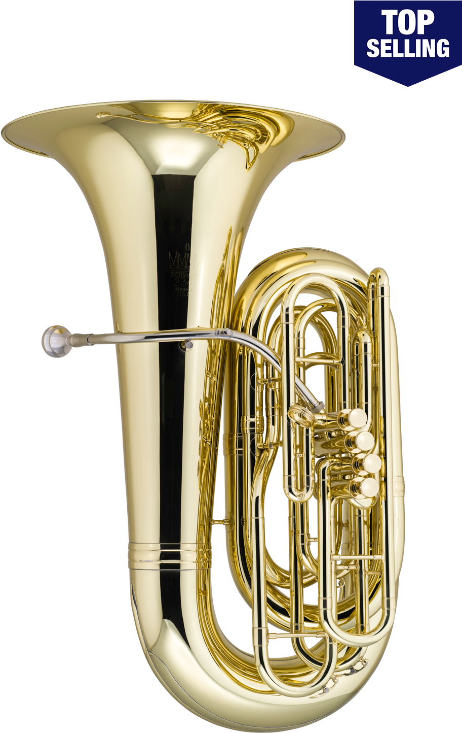 Download King Step-up Model 2341w 4 Valve Tuba - King 2341w Series 4 ...