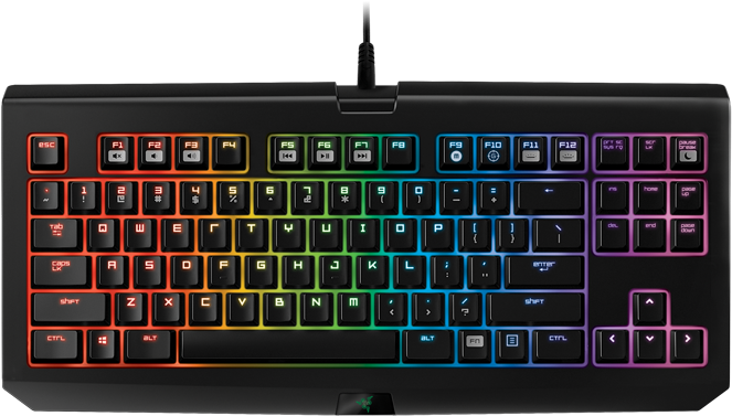 Download Razer Blackwidow Chroma Wired Keyboard PNG Image with No ...