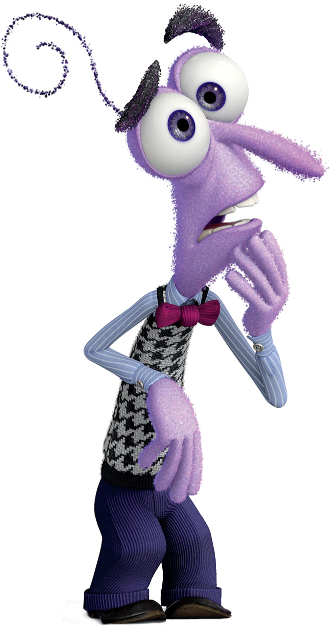 Fear Fullbody Render - Inside Out Characters - Free Transparent PNG ...