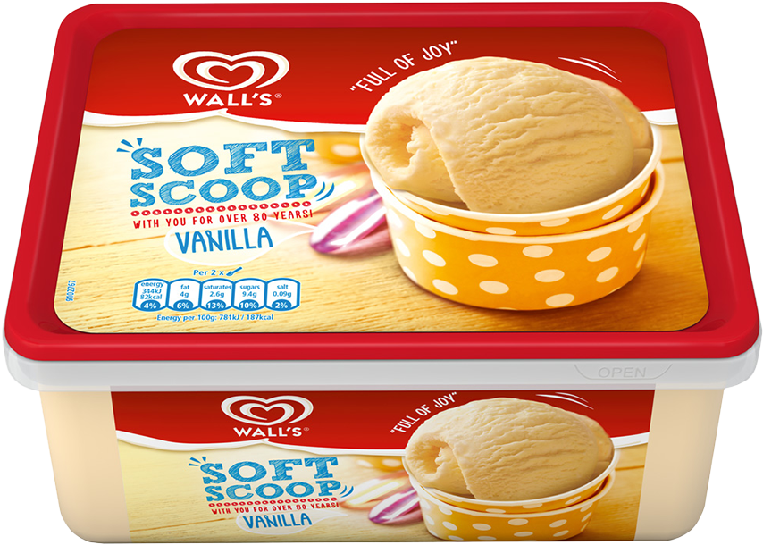 Download Walls Vanilla Ice Cream PNG Image with No Background - PNGkey.com