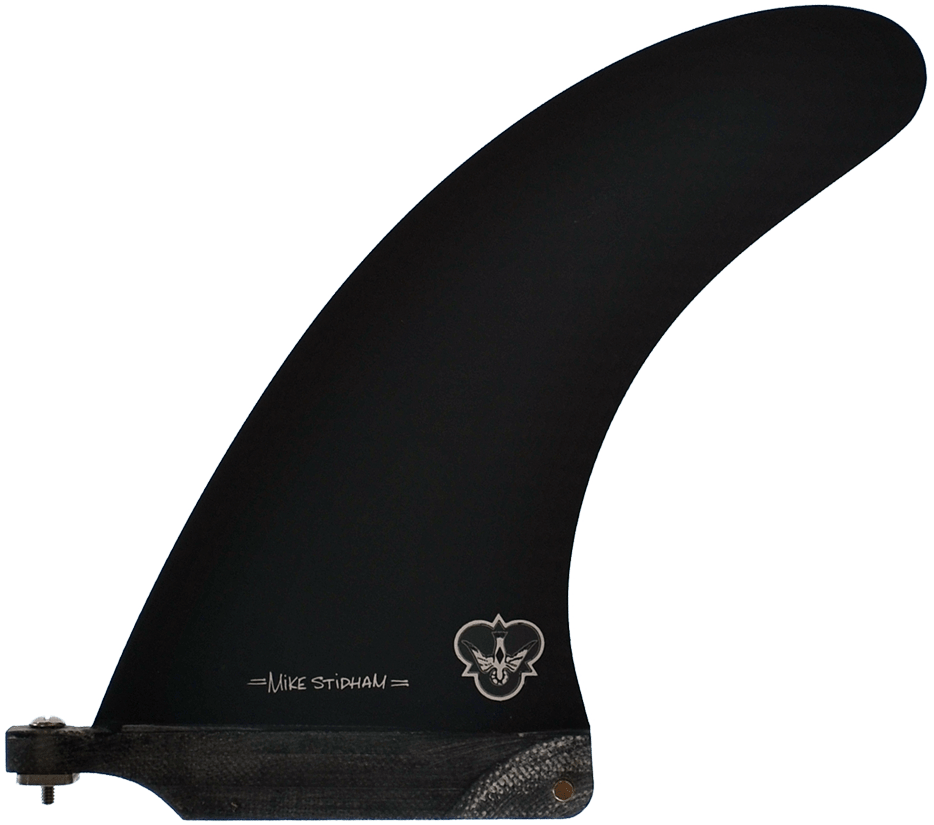 Download 75″ Carbon Fiber - Fcs Longboard Dolphin Fin 10 PNG Image with ...