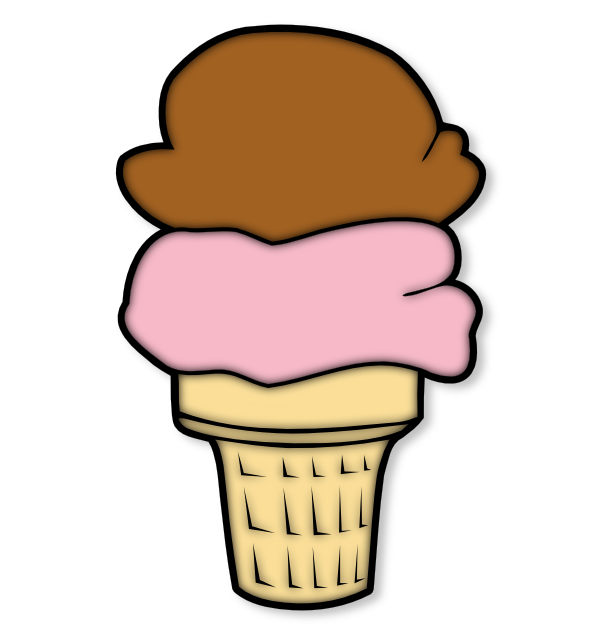 Vanilla Ice Cream Scoop Png Download - Ice Cream Cone Clip Art - Free ...
