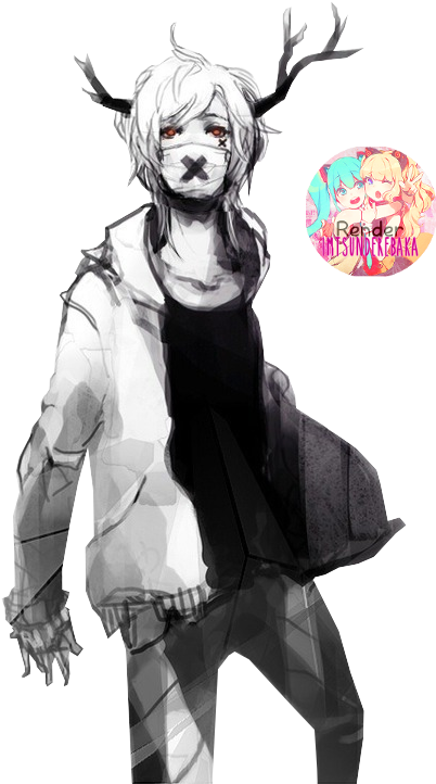Clip Transparent Render By Imtsunderebaka Deviantart - Boy With Horns ...