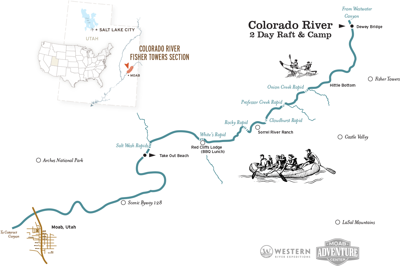 Download Colorado River Raft And Camp Map PNG Image with No Background ...