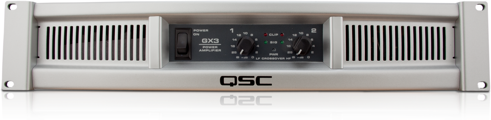 Qsc Gx3 300 Watt 8 Ohm Power Amplifier - Free Transparent PNG Download ...
