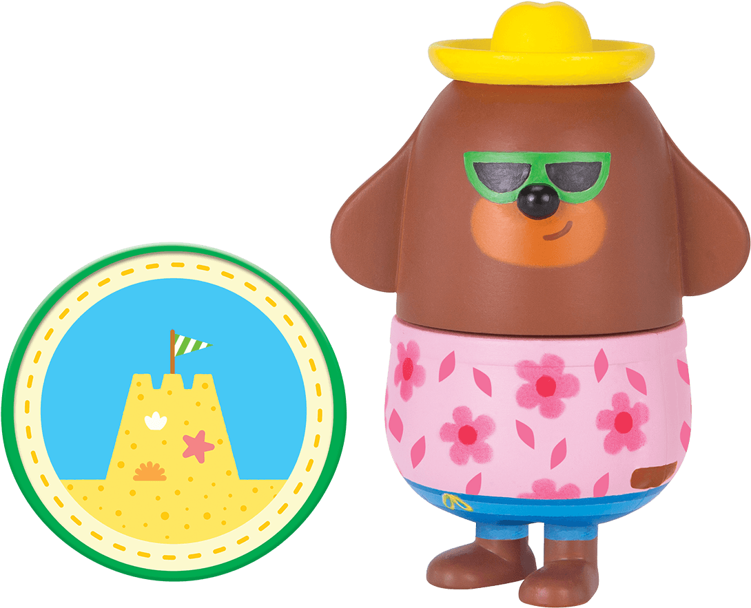 Download Duggee With Sand Castle Badge PNG Image with No Background ...
