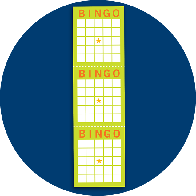 Download A Strip Of Three Bingo Cards PNG Image with No Background ...