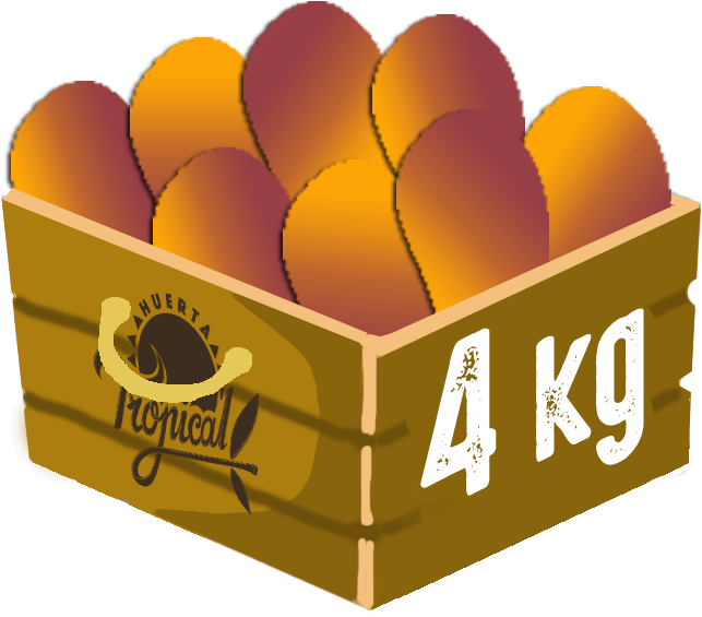Download 4kg De Peso Caja De Cuatro Kilogramos De Mangos PNG Image with ...