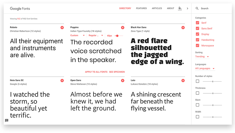 Download Featured All Google Fonts Included PNG Image with No ...