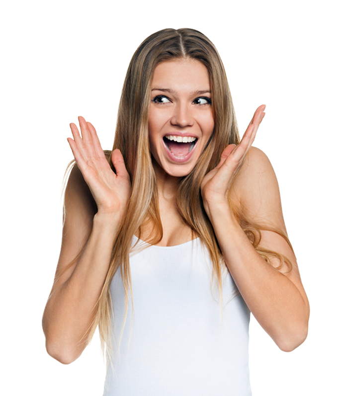 Download Woman - Happy Girl Transparent Background PNG Image with No ...