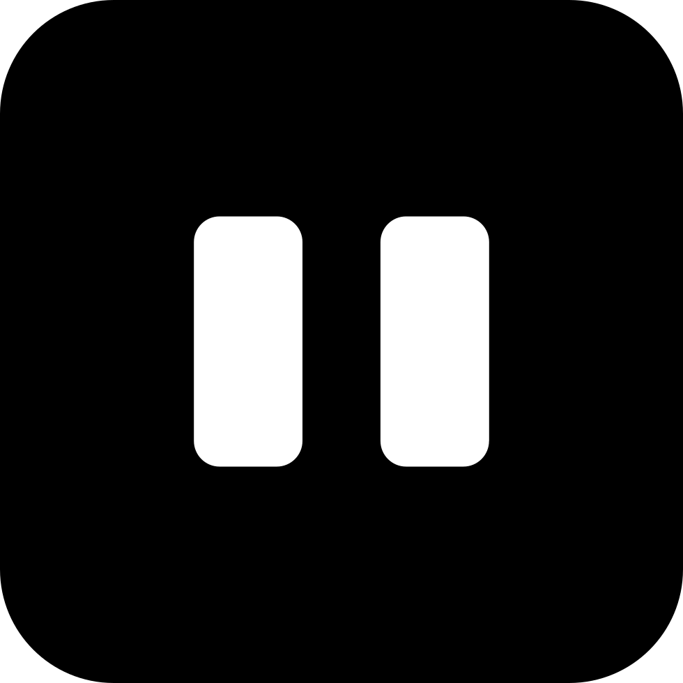 Big Pause Button - Media Player - Free Transparent PNG Download - PNGkey