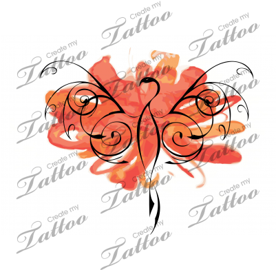 Download Water Color Phoenix - Animated Love Hearts PNG Image with No ...
