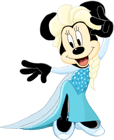 Download Minnie Mouse As Elsa - Wiki PNG Image with No Background ...