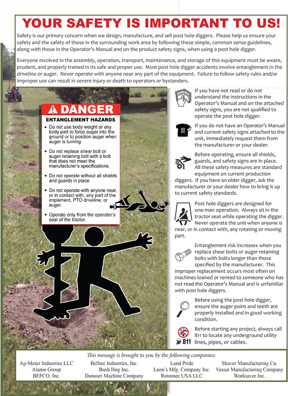 Download Post Hole Digger Product Safety Ad Pdf - Farm Equipment ...