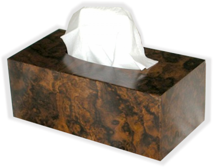 Download Tissue Cover American Walnut Burl Regular Rectangle - Tissue ...