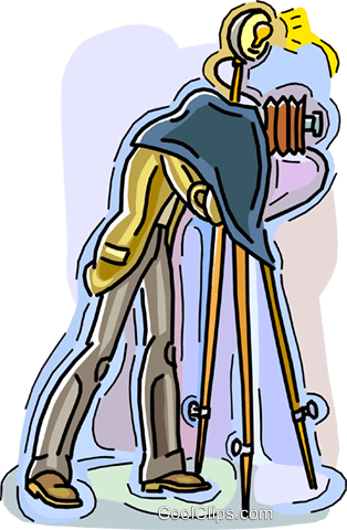 Download Man Filming With Old Camera Royalty Free Vector Clip - Clip ...