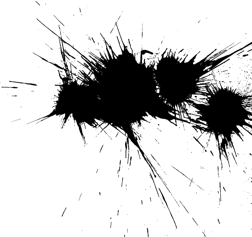 Download Free Black Paint Splatter Transparent - White PNG Image with ...
