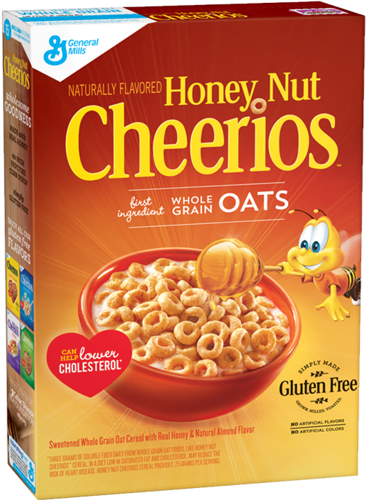 Download Honey Nut Cheerios PNG Image with No Background - PNGkey.com