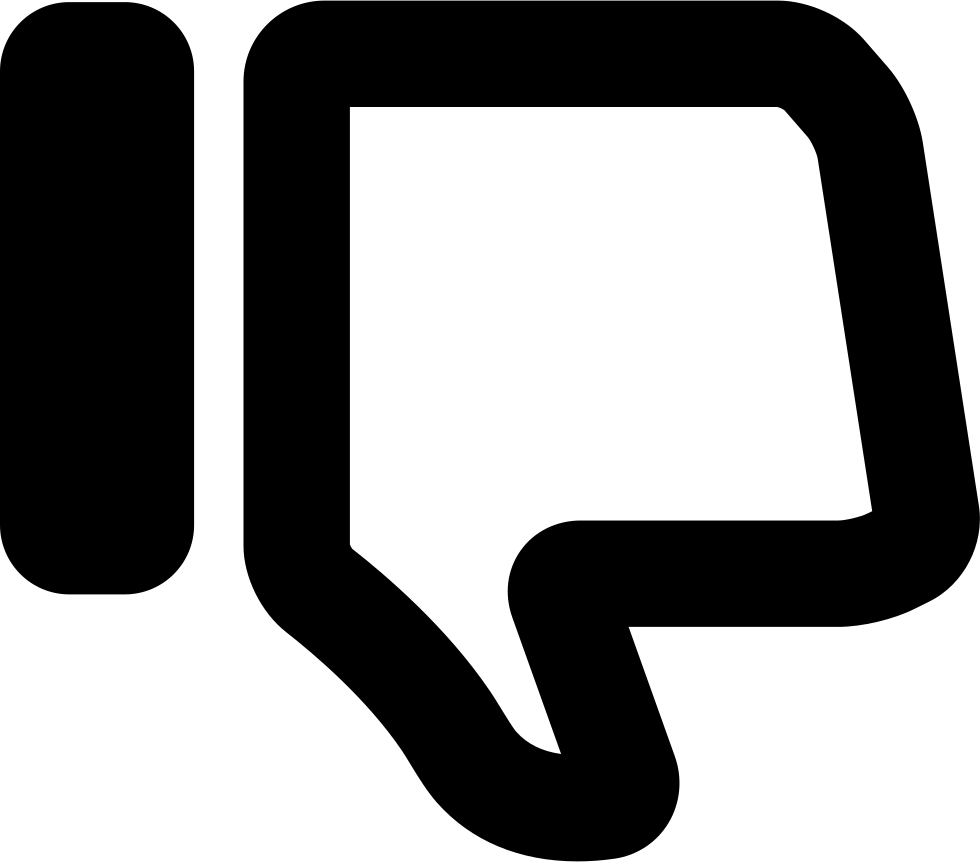 Download Thumb Down Symbol Comments PNG Image with No Background ...