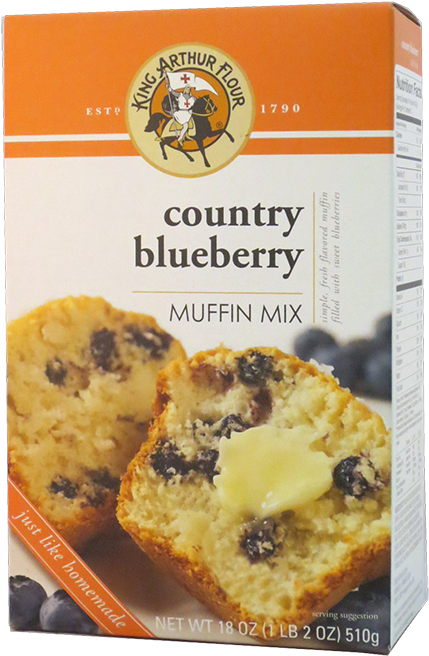 Download King Arthur Flour Downeast Blueberry Muffin Mix PNG Image with ...