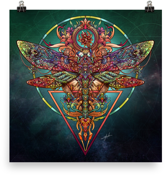 Download God Dragonfly Matte Poster PNG Image with No Background ...