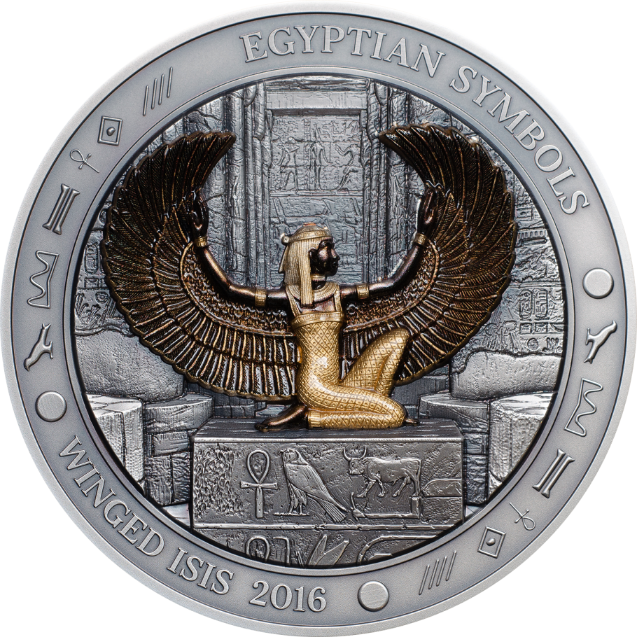 Winged Isis Egyptian Symbols - Free Transparent PNG Download - PNGkey
