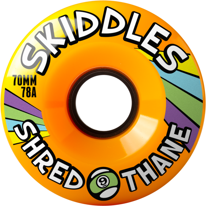 Download 70mm 78a Skiddles Longboard Skateboard Wheels PNG Image with ...