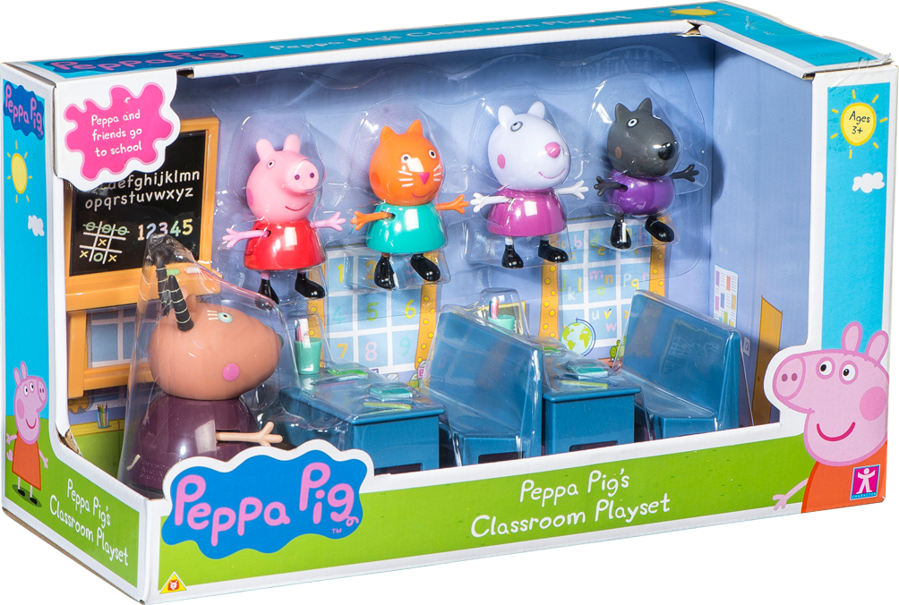 Peppa Pig Classroom Playset, , Large - Free Transparent PNG Download ...