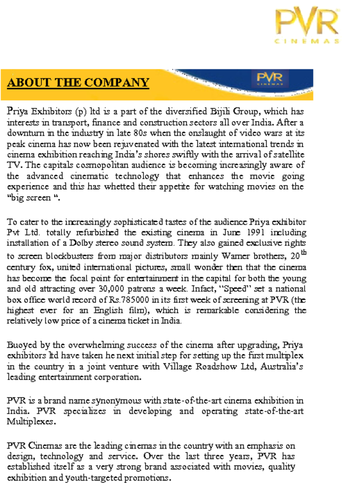 Download Marketing Strategy Class Lectures 128856207 Pvr Cinemas PNG Image with No Background ...