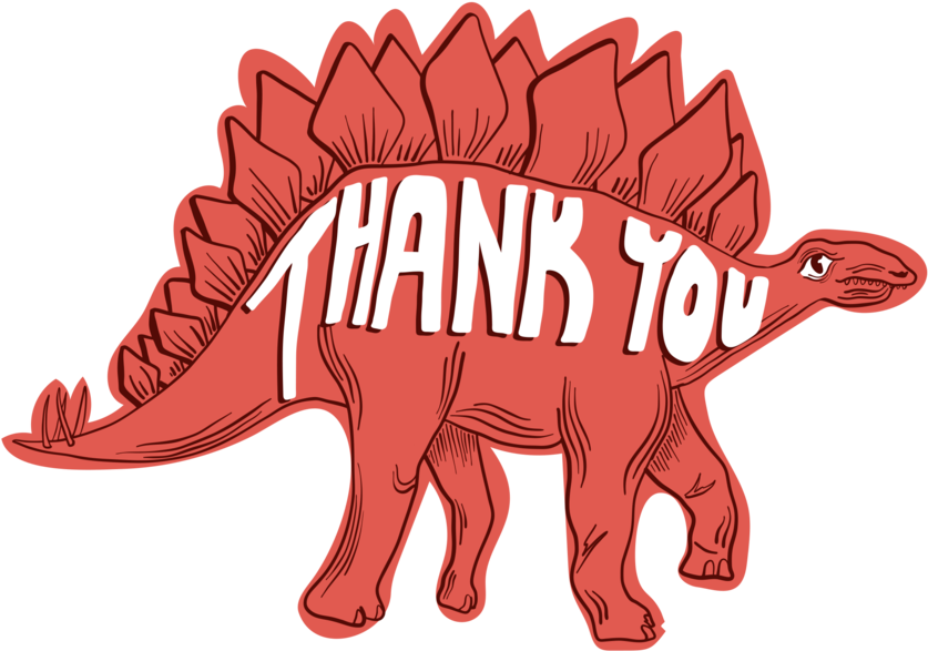 Download Thanks Dino PNG Image with No Background - PNGkey.com