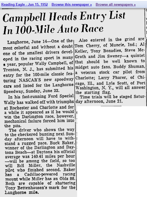 Download Tom Cherry Won The Pole In His Stock Mercury Engine PNG Image ...