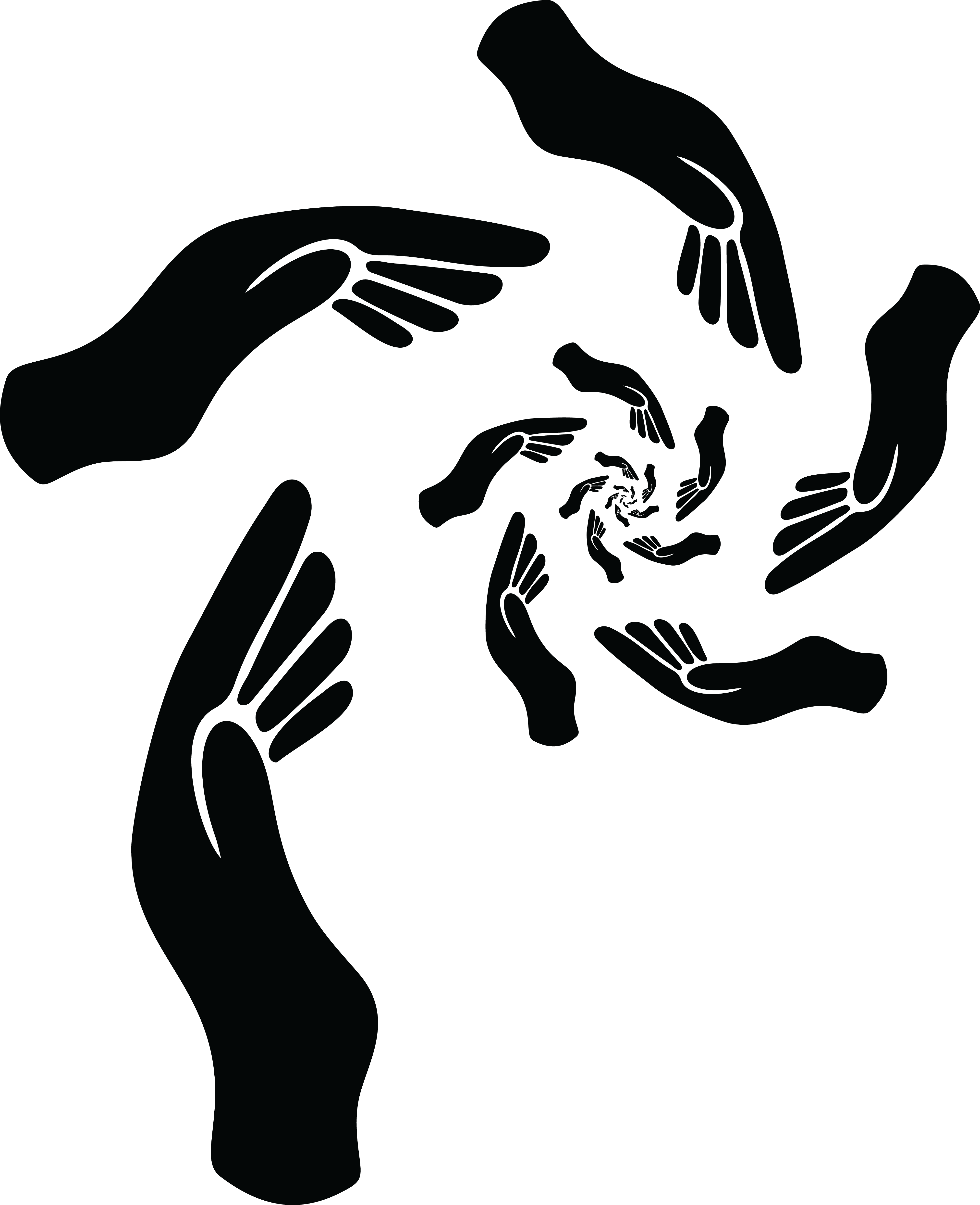 Download This Free Icons Png Design Of Hands Silhouette Vortex PNG ...