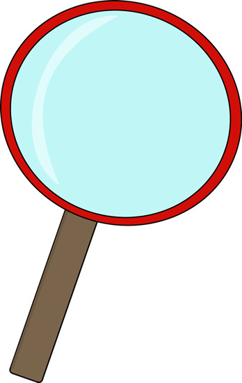 Red Magnifying Glass - Science Clipart - Free Transparent PNG Download ...