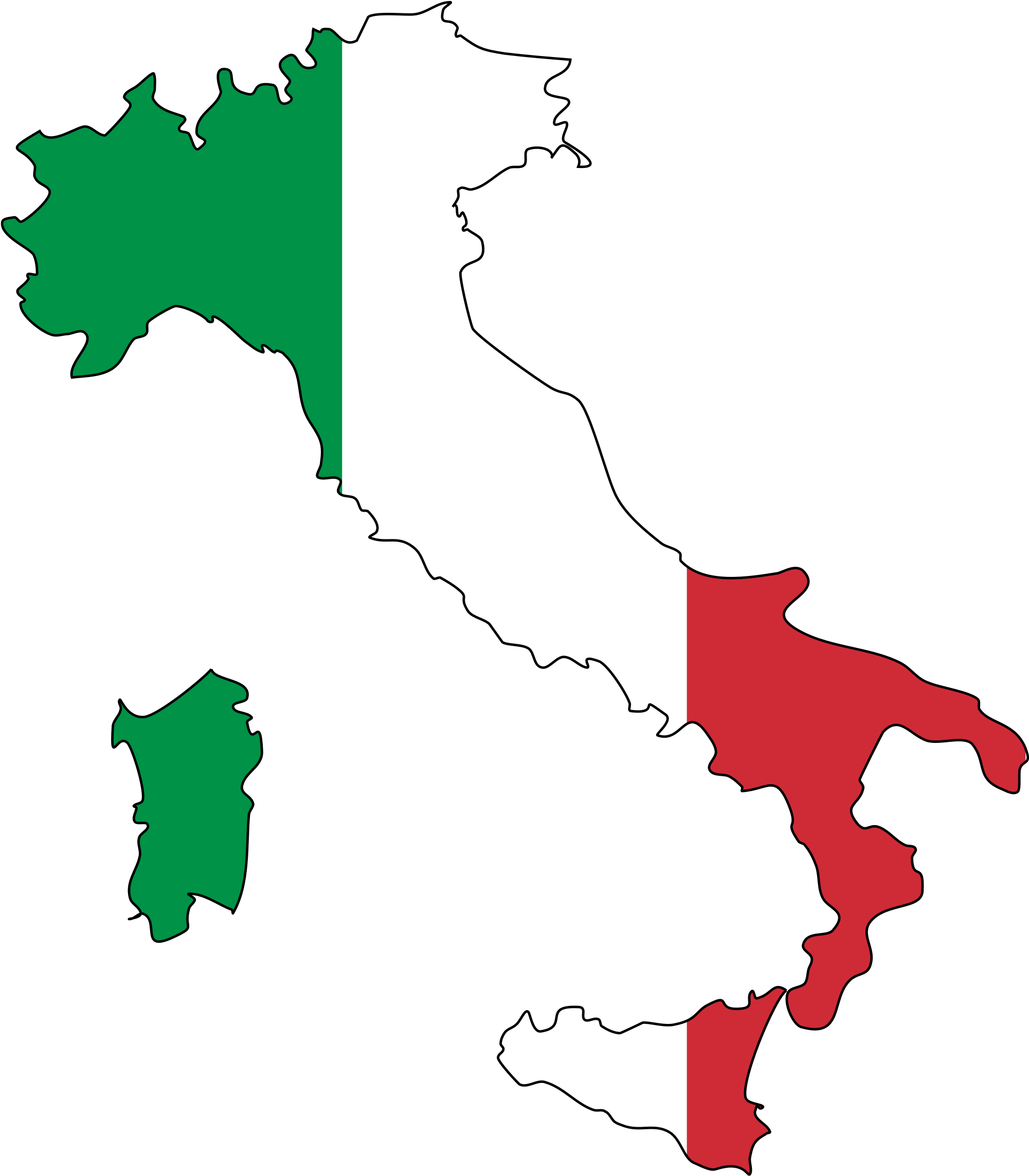 Download Open - Flag Map Of Italy PNG Image with No Background - PNGkey.com